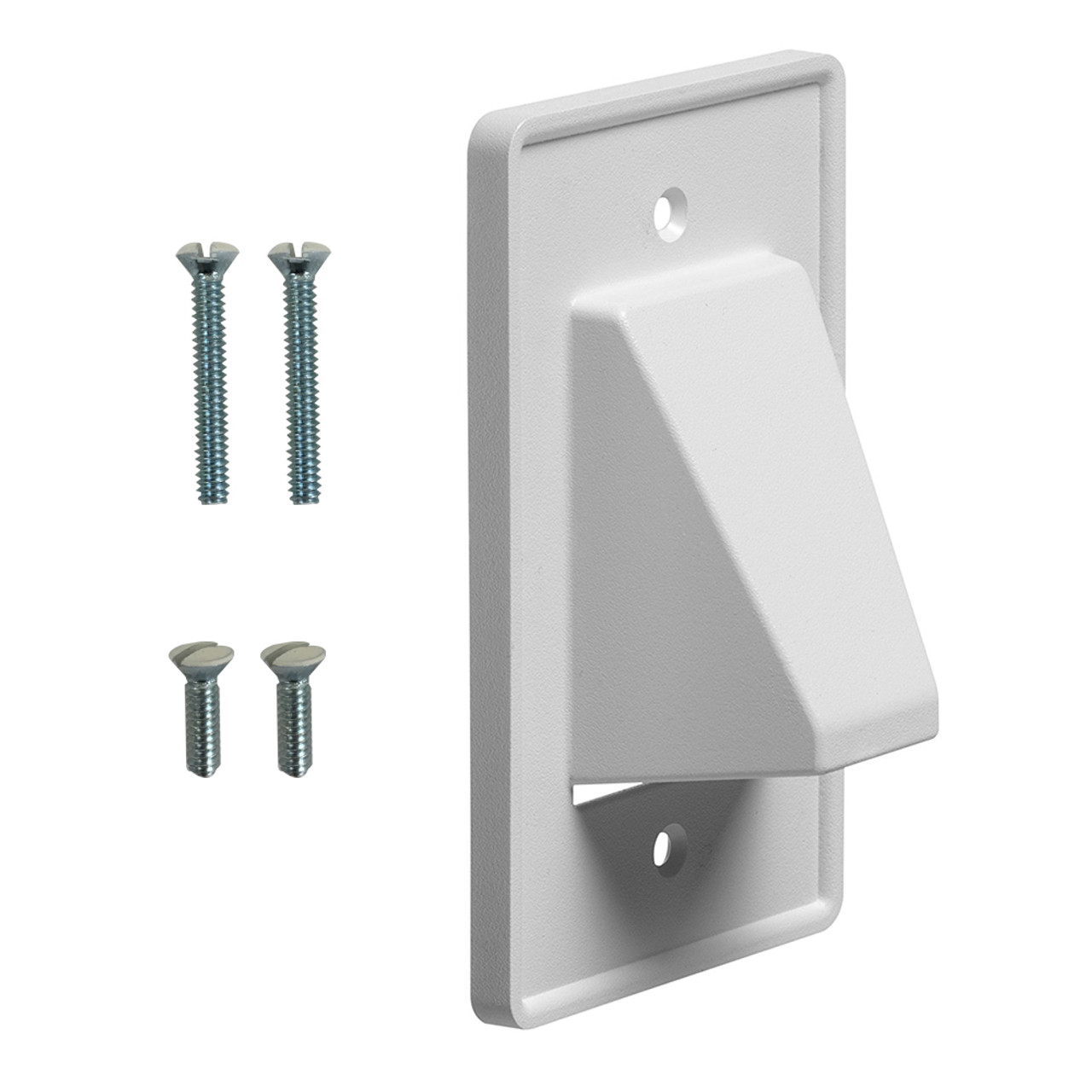 Cable Pass-through Wall Plate, Double Gang - Stainless Steel - RTC ...