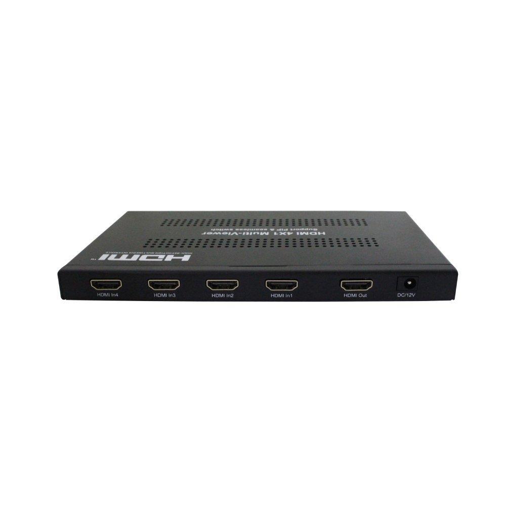 HDMI 4x1 Quad Multi-viewer | HD Screen Segmentation & Seamless Switching