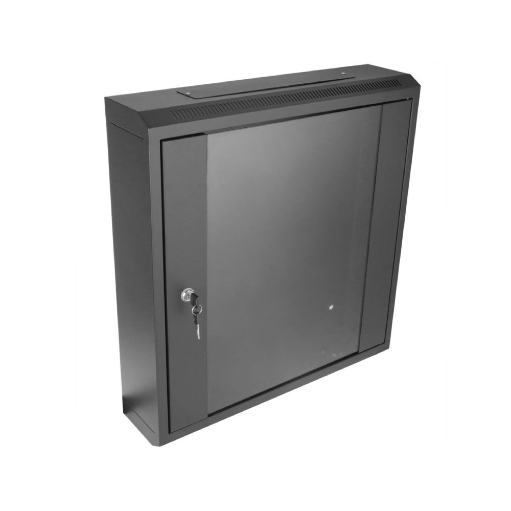 "12U Wall Cabinet with Adjustable Depth and 19" Rack Guides | External ...